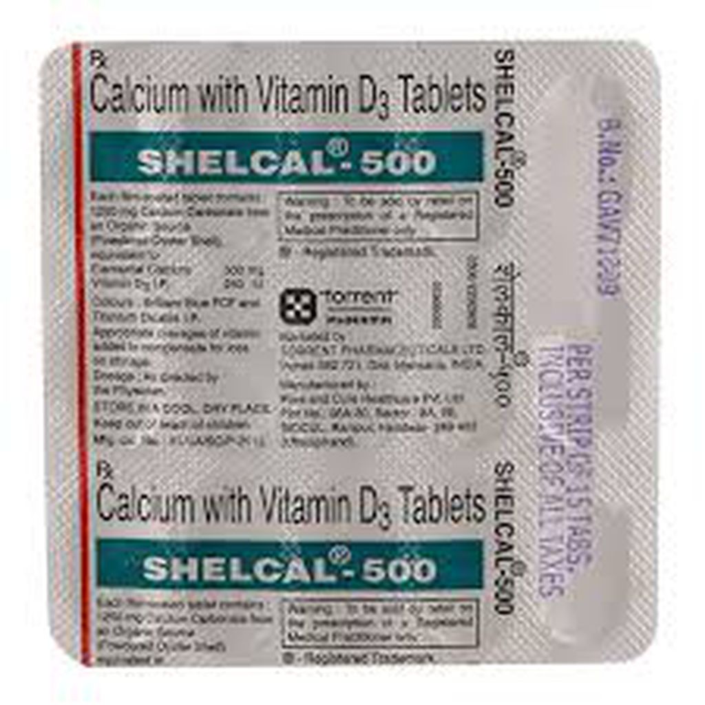 Shelcal 500mg Tab | Jeevee