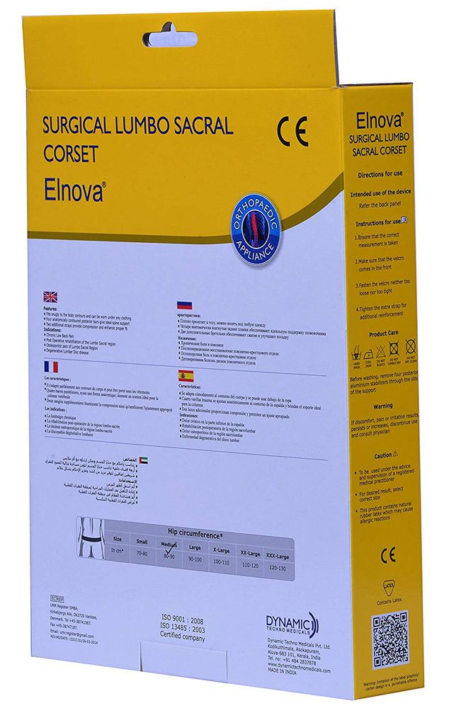 Elnova Surgical Lumbo Sacral Corset (large) | Jeevee