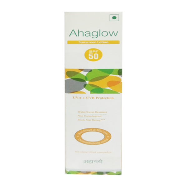 Ahaglow 50spf Sunscreen Lotion 100ml | Jeevee