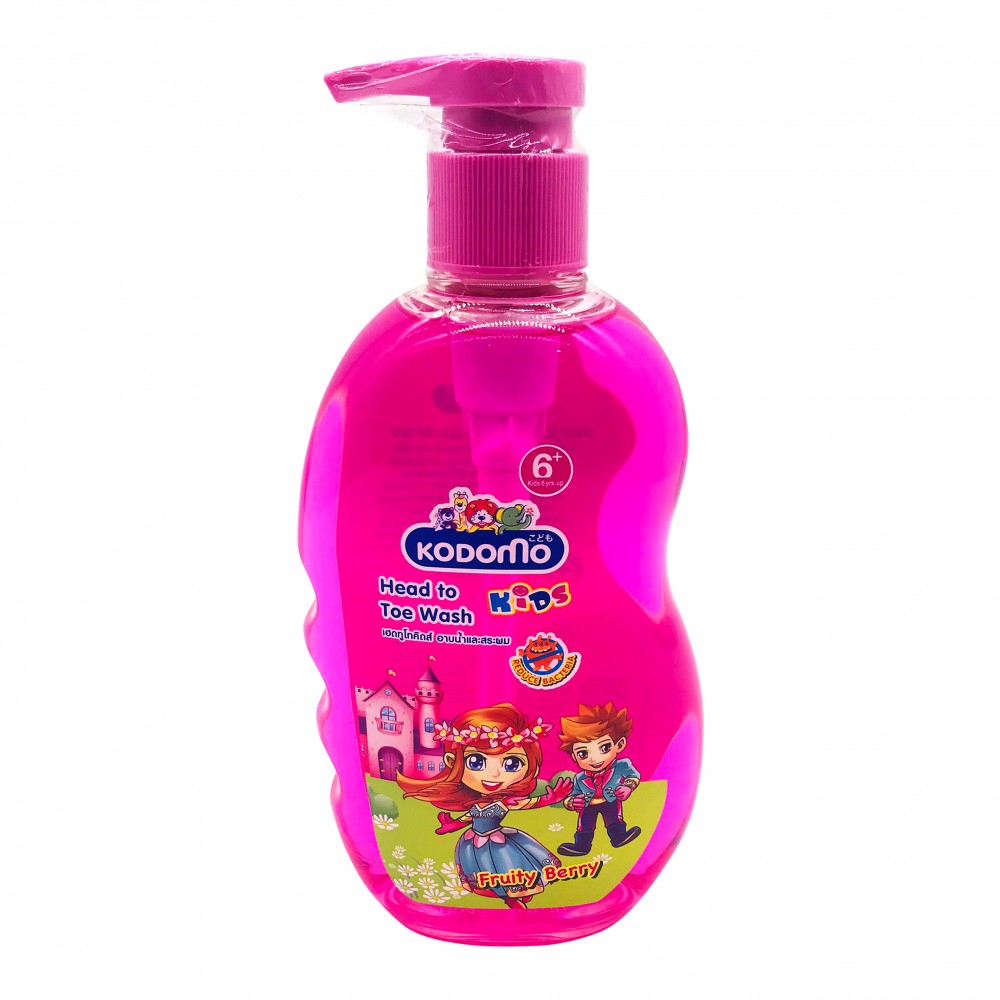 Kodomo Kids Head To Toe 400 Ml (fruit Berry) | Jeevee