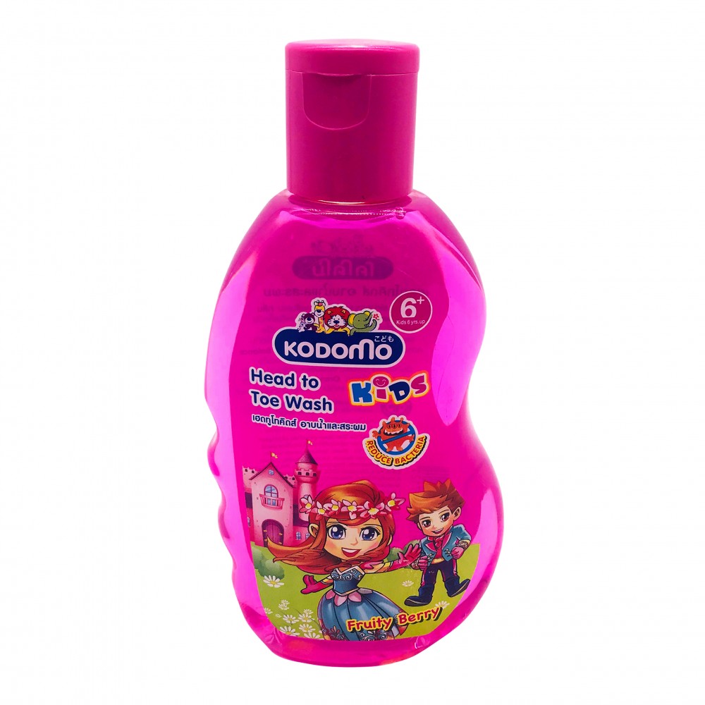 Kodomo Kids Head To Toe 200 Ml (fruit Berry) | Jeevee