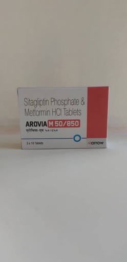 Arovia M (50+850)mg Tab | Jeevee