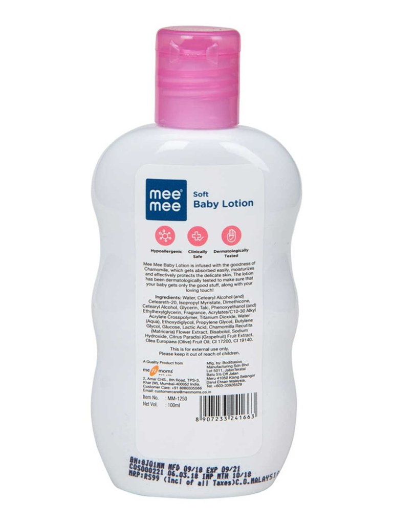 Mee Mee Soft Baby Lotion With Fruit Extracts Mm-1250 | Jeevee