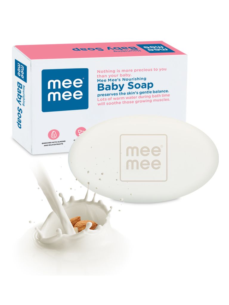 Mee Mee Baby Nourishing Soap (75gm) - Shop 50% Off!! | Jeevee