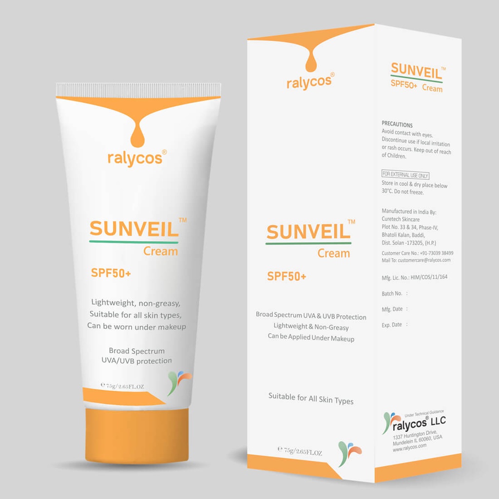 Ralycos Sunveil Spf50+ Cream 75g | Jeevee