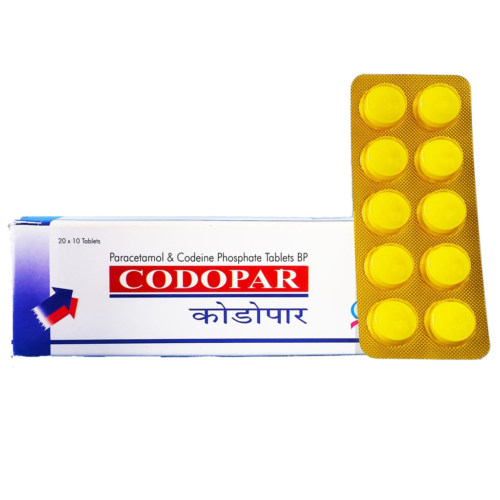 Codopar (10+500)mg Tab | Jeevee