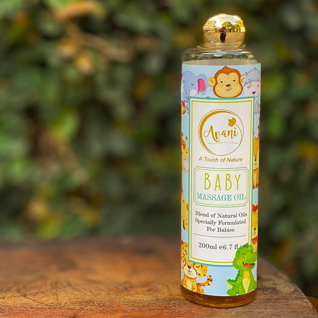 Avani Baby Massage Oil- 200 Ml | Jeevee