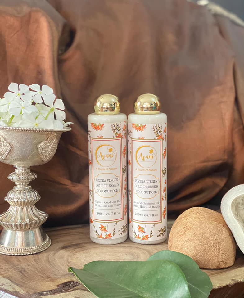 Avani Extra Virgin Cold Pressed Coconut Oil- 200 Ml | Jeevee