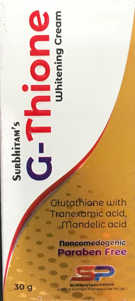 G-thione Whitening Cream 30gm | Jeevee