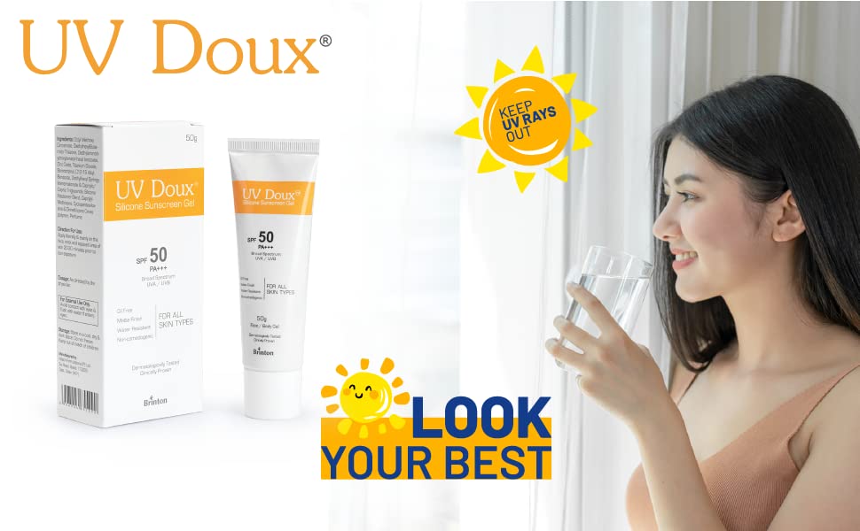 Buy Uv Doux Sunscreen Gel, Spf 50+ 100gm At Best Available Price | Jeevee