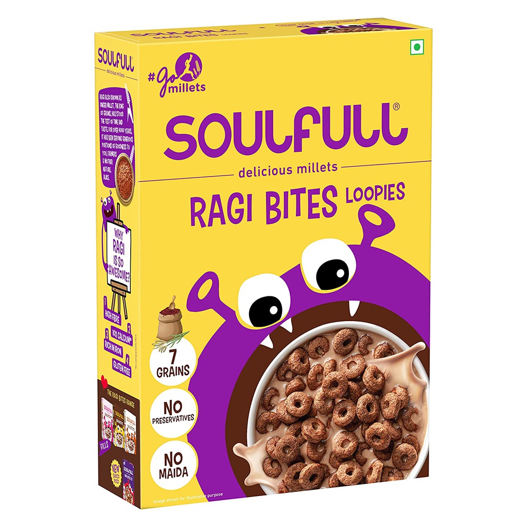 Soulfull Ragi Bites Loopies- 200 Gm | Jeevee
