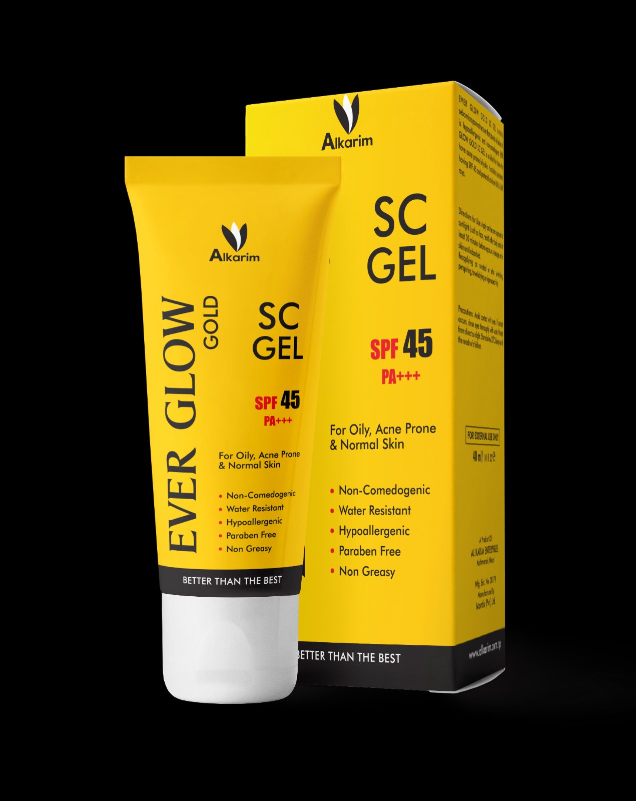 Everglow Spf 45 Sunscreen Gel 40ml | Jeevee