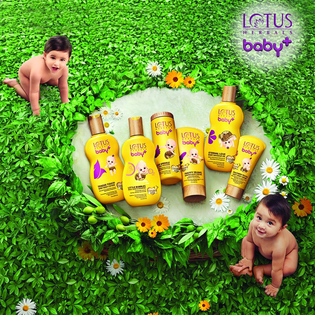 Lotus Herbals Baby+ Tender Touch Baby Body Lotion- 100ml | Jeevee