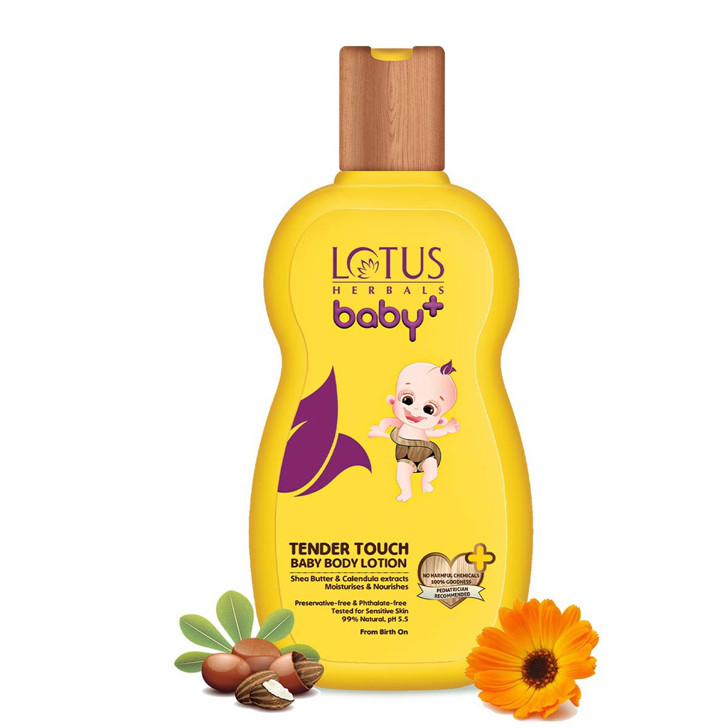 Lotus Herbals Baby+ Tender Touch Baby Body Lotion- 100ml | Jeevee