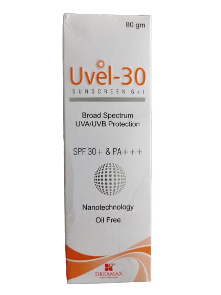 Uvel Spf30+ Suncreen Gel 80gm | Jeevee
