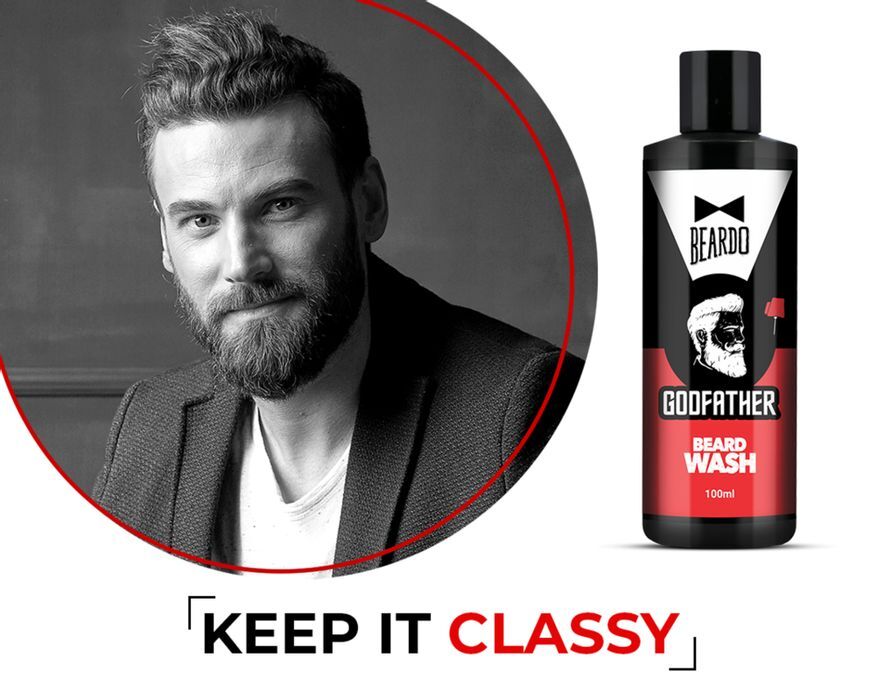 Beardo Godfather Beard Wash, 100ml | Jeevee
