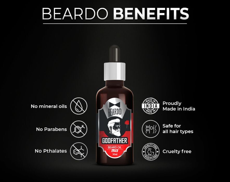 Beardo Godfather Beard Oil, 30ml | Jeevee