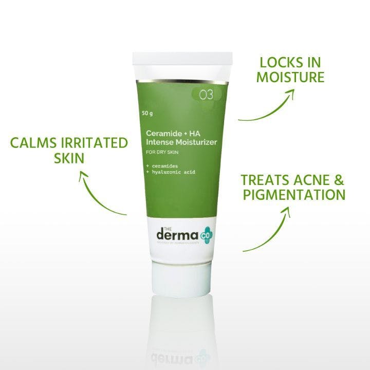 The Derma Co Ceramide + Ha Intense Moisturizer, 50gm | Jeevee