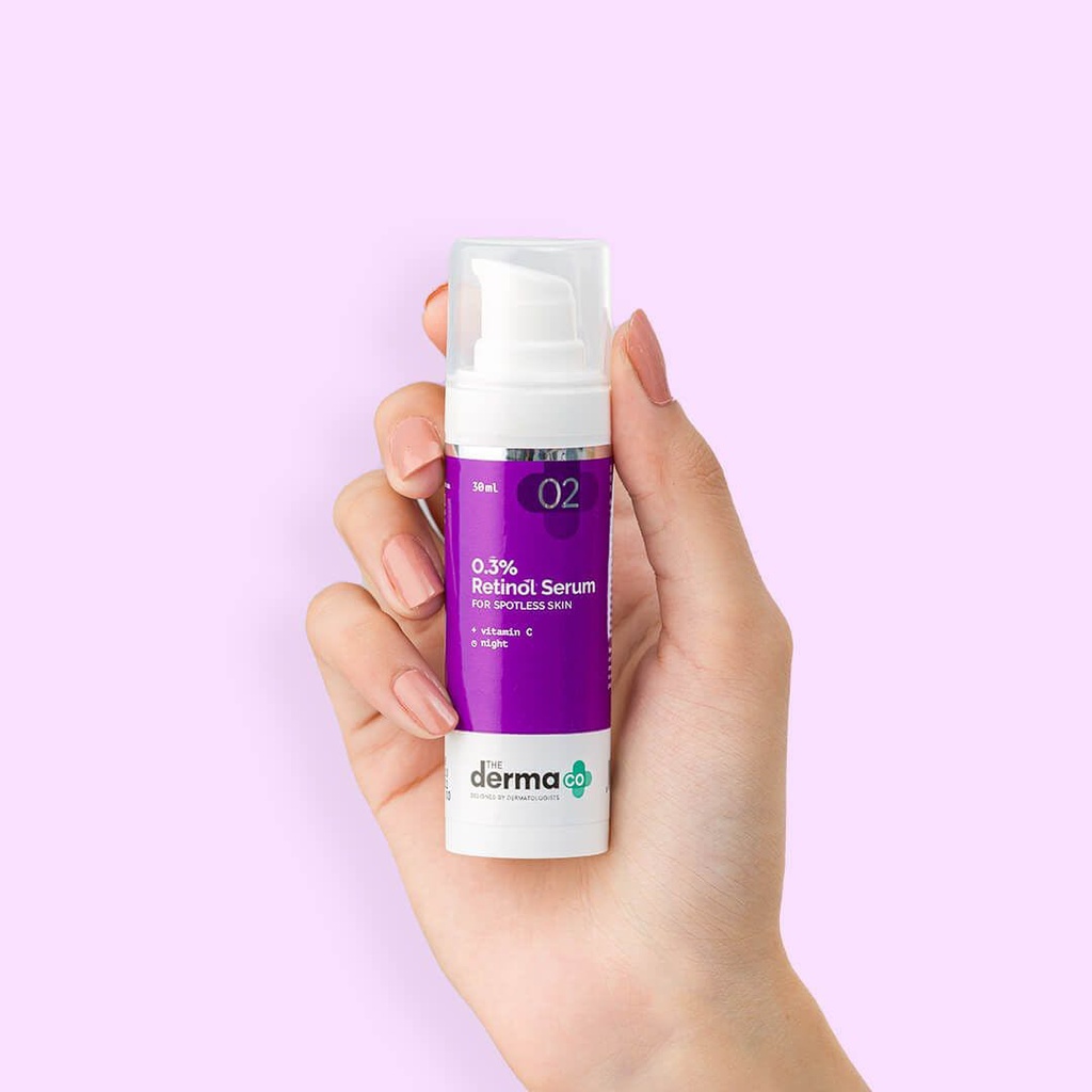 The Derma Co. - 0.3% Retinol Face Serum, 30ml, Up To 10% Off!! | Jeevee