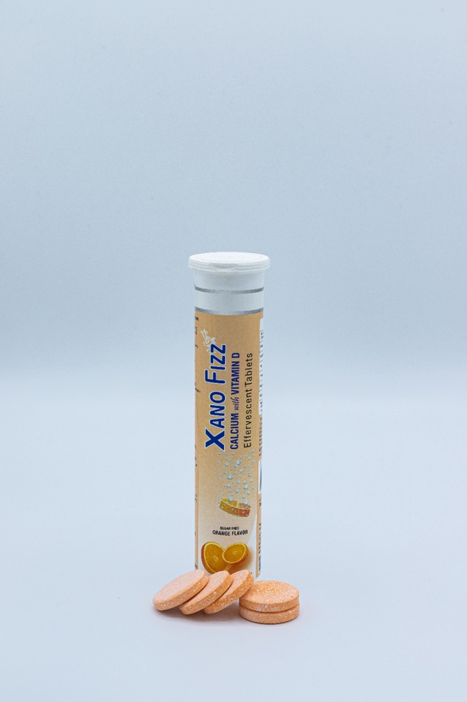 Xano Fizz Calcium + Vit D 20s Tube | Jeevee