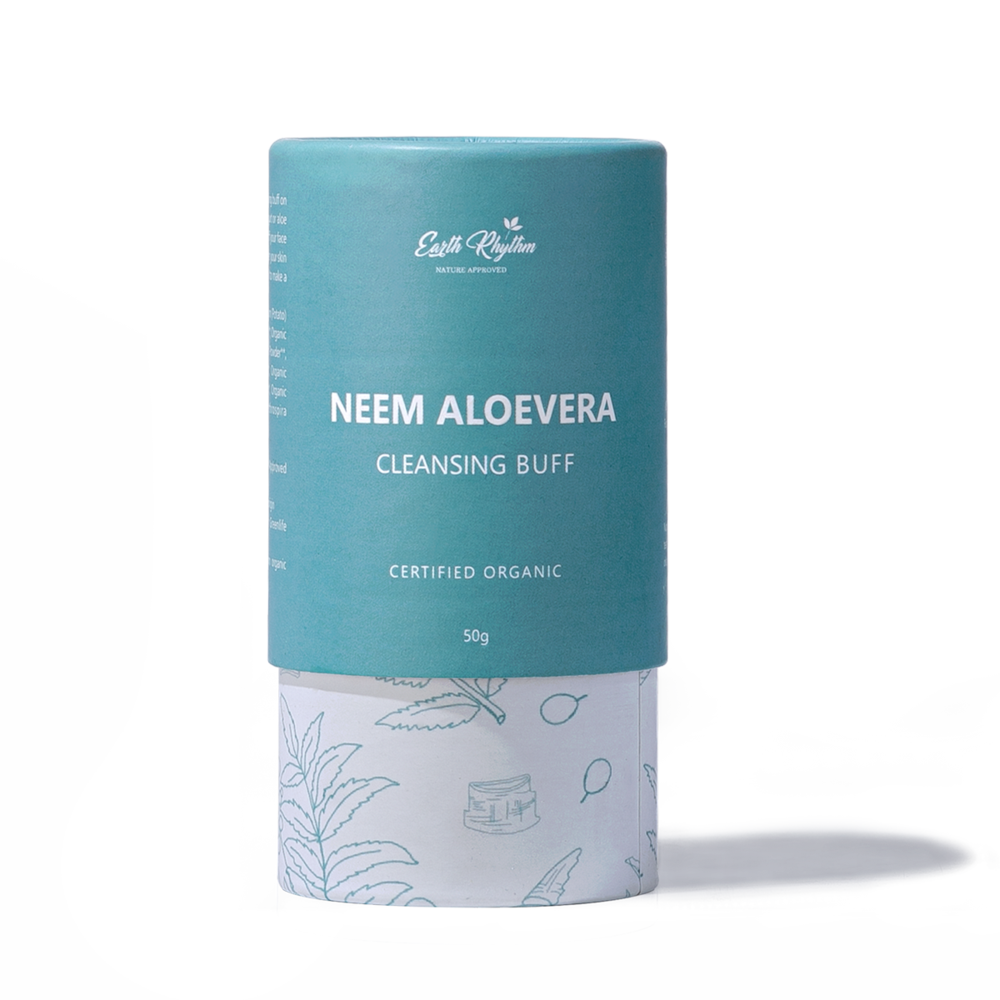 Earth Rhythm Neem & Aloevera Cleansing Buff - 50 Gm | Jeevee