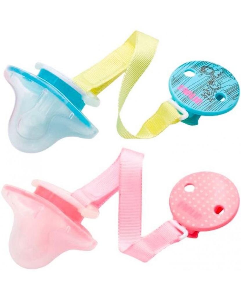 Farlin Pacifier Set Chu Chu W/chain 6+(bac-004m) | Jeevee