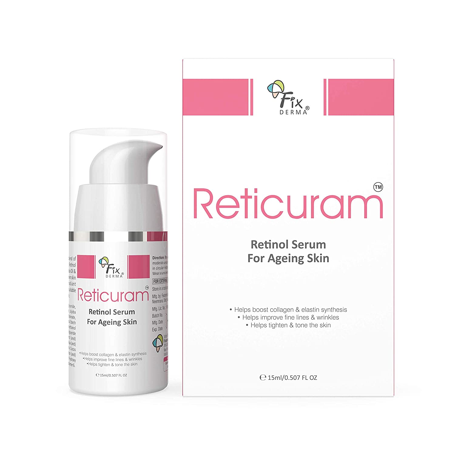Best Reviewed Anti-aging Serum - Fixderma Reticuram 15ml | Jeevee