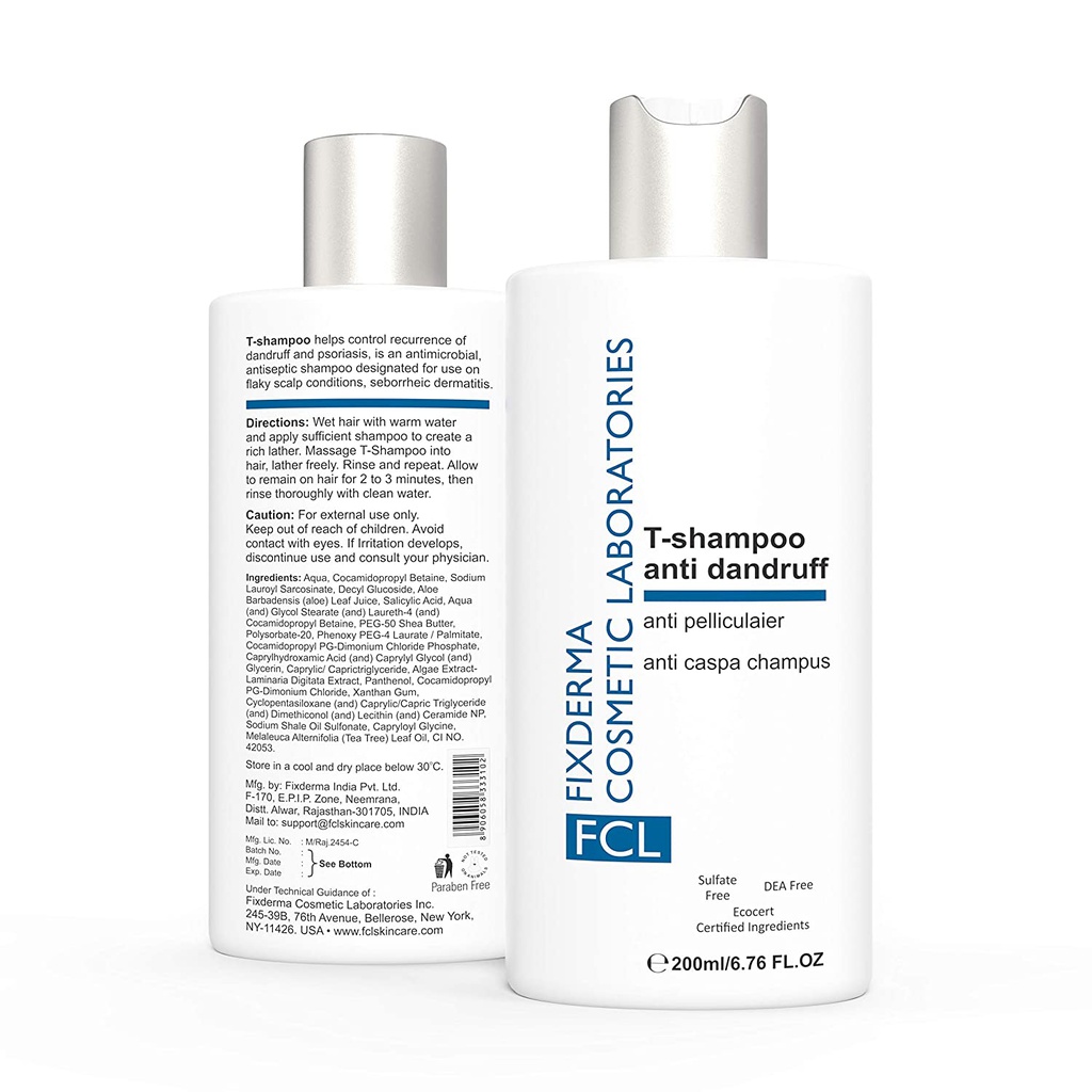 Fixderma T-shampoo Anti Dandruff, 200 Ml | Jeevee