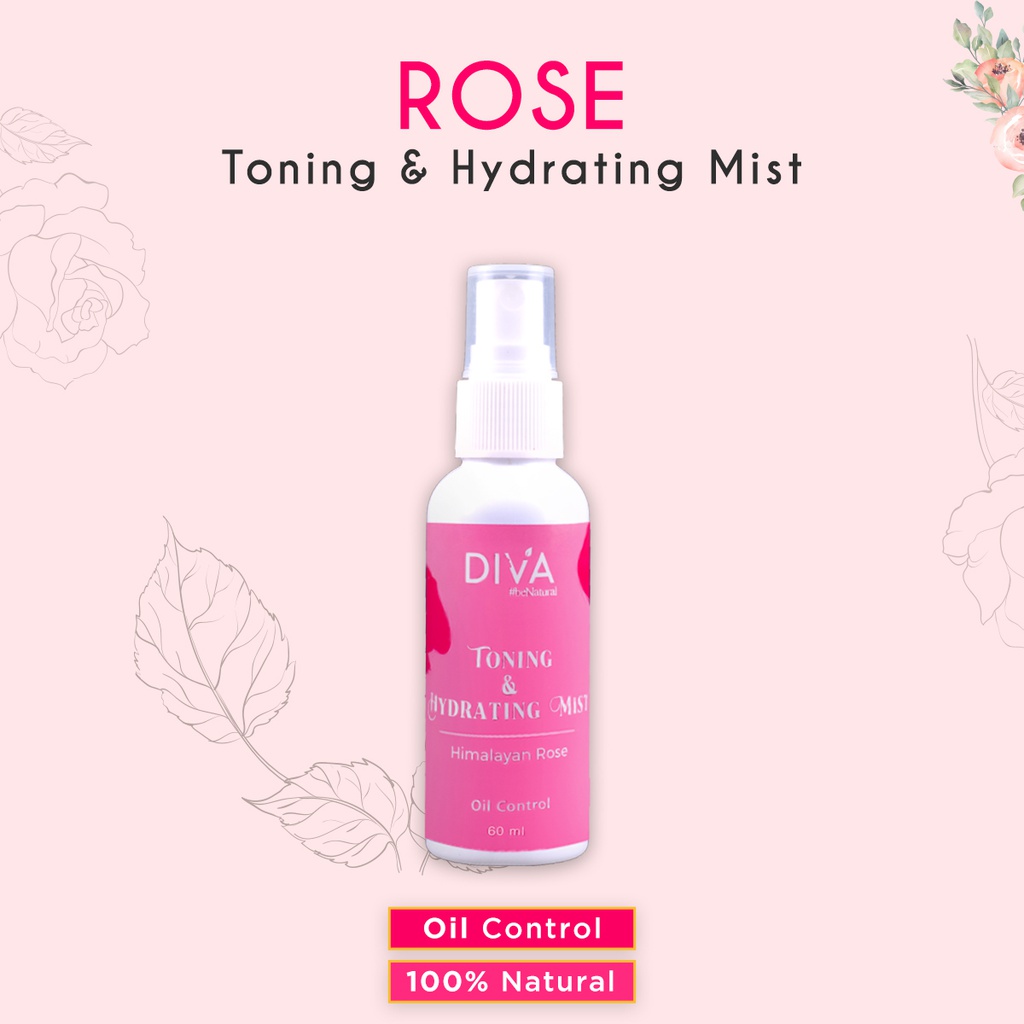 Diva Hydrating Mist Rose (aloe Vera, Mint)- 60 Ml | Jeevee