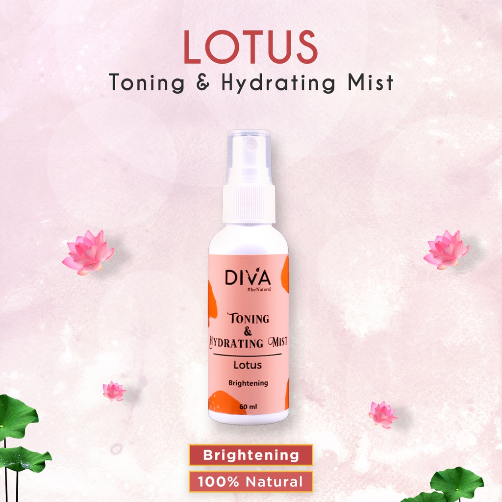 Diva Hydrating Mist Lotus Water-60 Ml | Jeevee