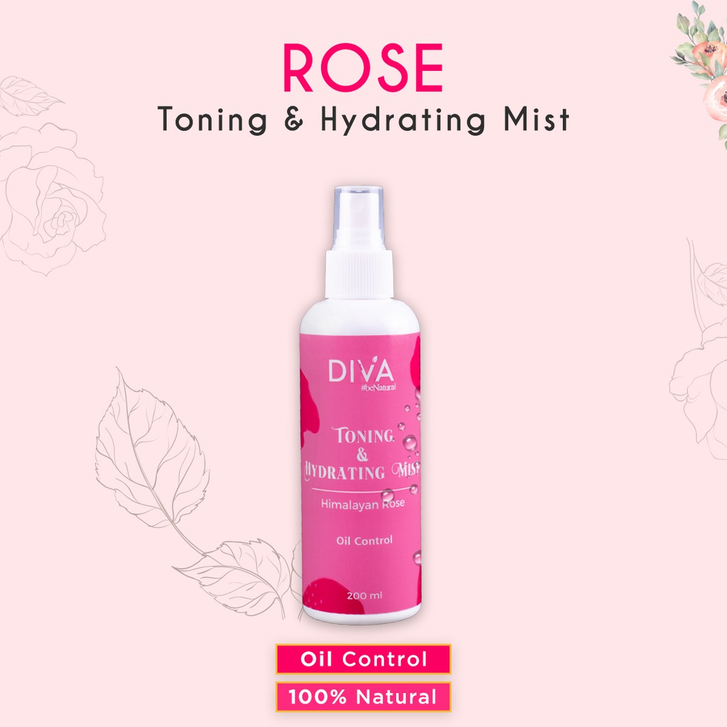 Diva Hydrating Mist Rose (aloe Vera, Mint)- 200 Ml | Jeevee