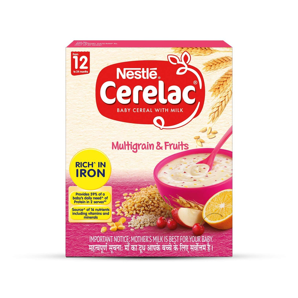Cerelac Multigrain & Fruits (12 To 24 Months) Stage 4 300g | Jeevee
