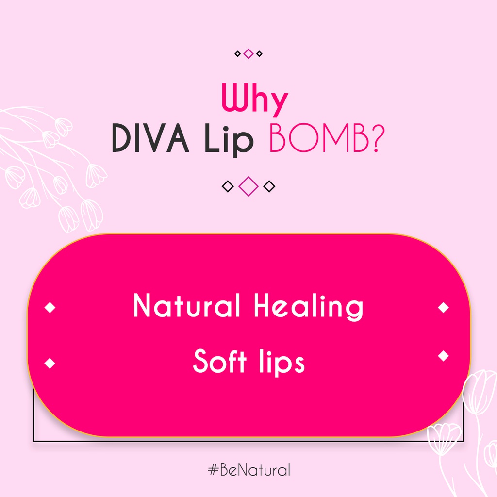 Diva Strawberry Lip Balm- 8 Gm | Jeevee