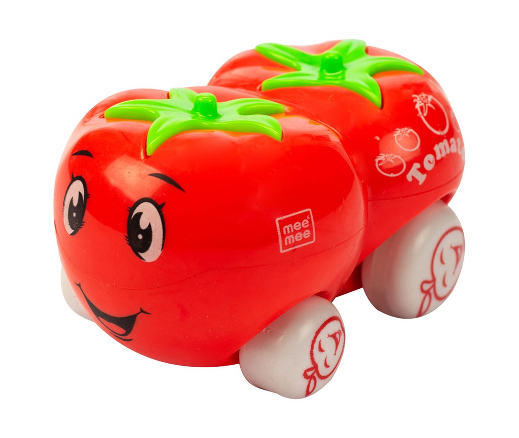Mee Mee Easy-grip Fruity Cuties With Wheels (tomato) Mm-9110c | Jeevee