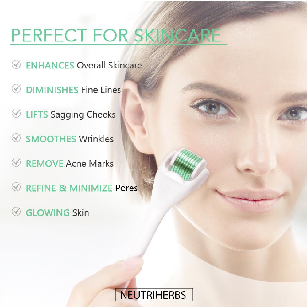 Shop Derma Roller (0.3mm) - For Face & Hair Growth | Jeevee