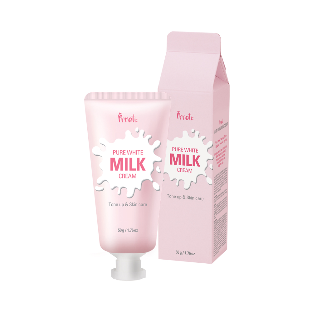 Prreti Pure White Milk Cream 50gm | Jeevee