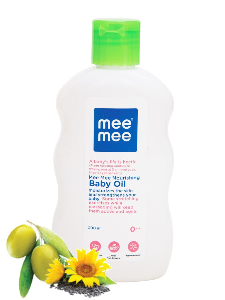 Get Mee Mee Newborn Massage Oil, 200ml At Cheapest Price Online | Jeevee