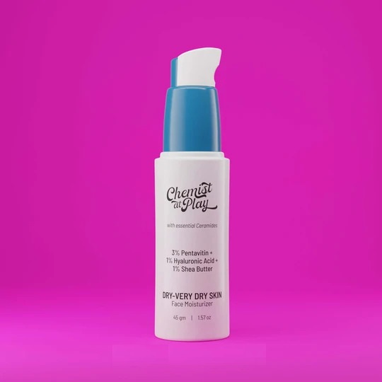 Chemist At Play Face Moisturizer For Dry-very Dry Skin - 45gm (3% ...