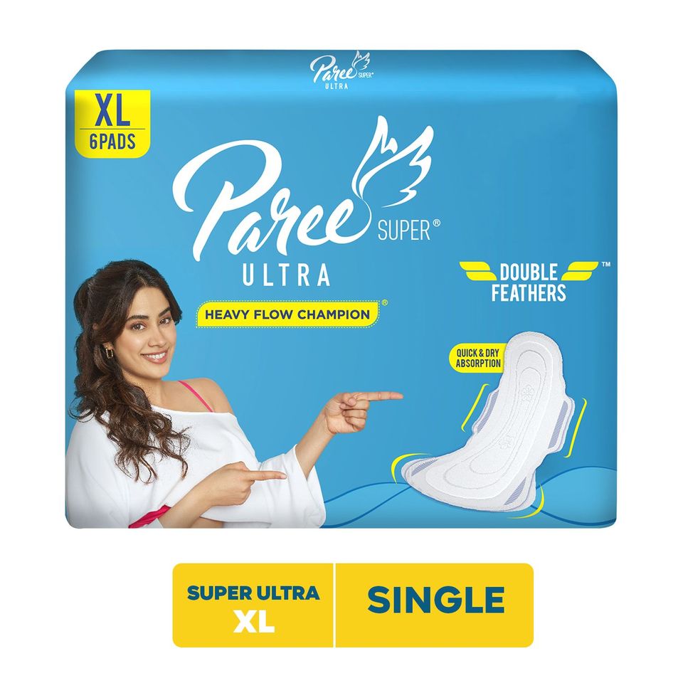 Paree Super Ultra Dry Feel Xl (tri-fold) - 6 Pads | Jeevee