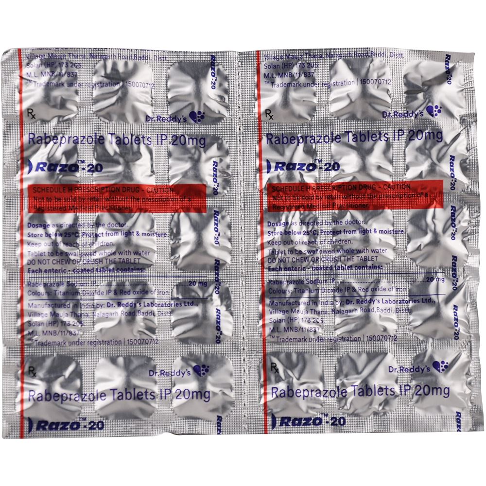 Razo 20mg Tab | Jeevee