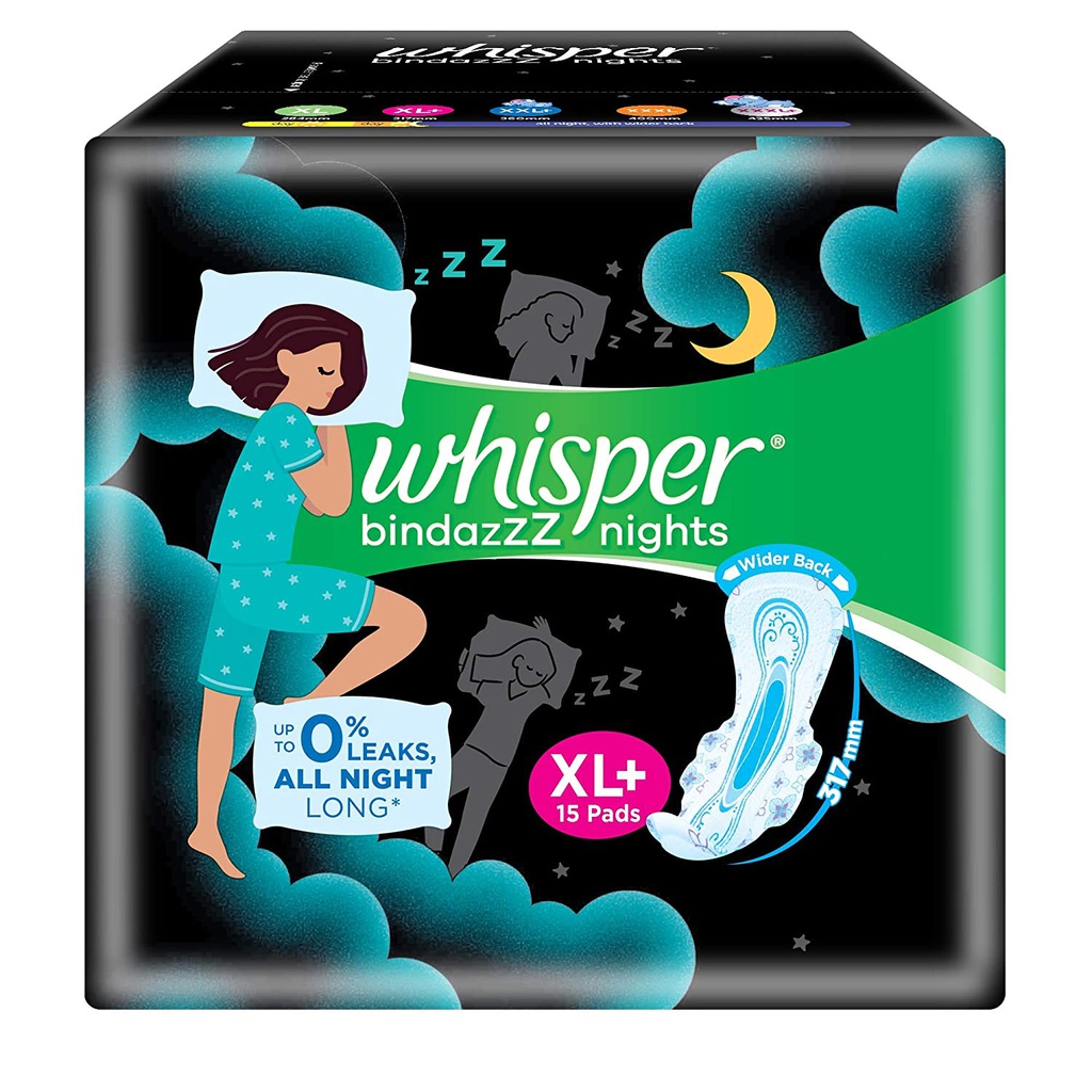 Whisper Ultra Nights Xl+ 15's [80689357] | Jeevee