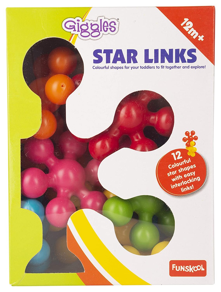 Funskool Star Links, Multicoloured Interlocking Learning Educational Blocks | Jeevee