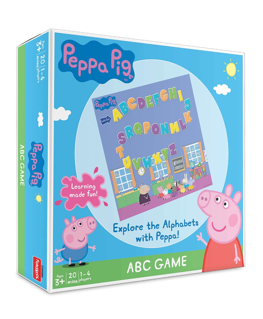 Funskool Peppa Pig - Abc Game, Educational Game, Counting, Letter ...