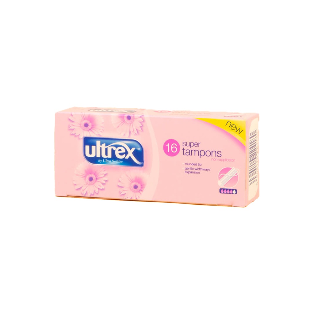 Ultrex Super Tampons 16's 107 Gm Pink | Jeevee