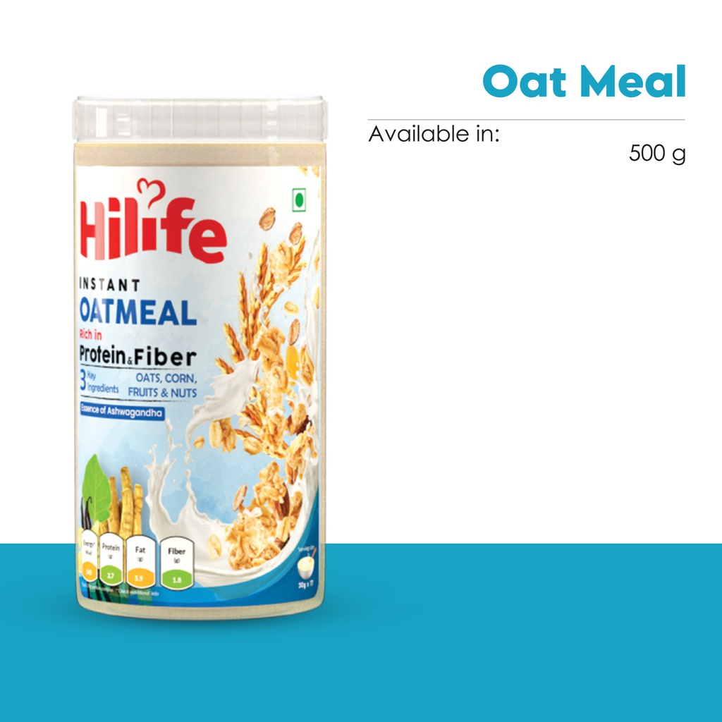 Hilife Instant Oatmeal 500gm | Jeevee