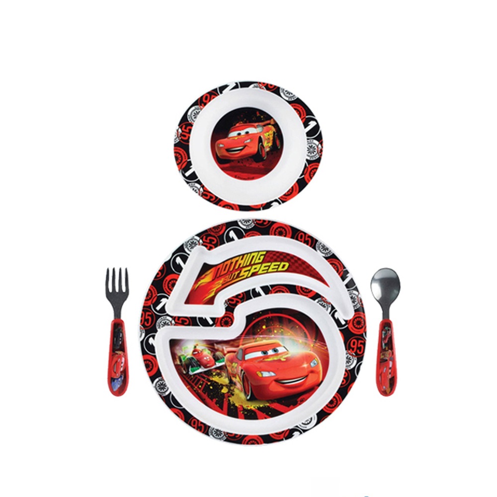 The First Year Cars 4pc Feeding Set | Jeevee