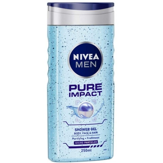 Nivea Men Pure Impact Shower Gel, 250ml | Jeevee
