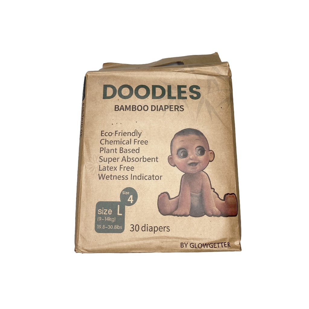 Doodles Bamboo Diaper L-30 | Jeevee