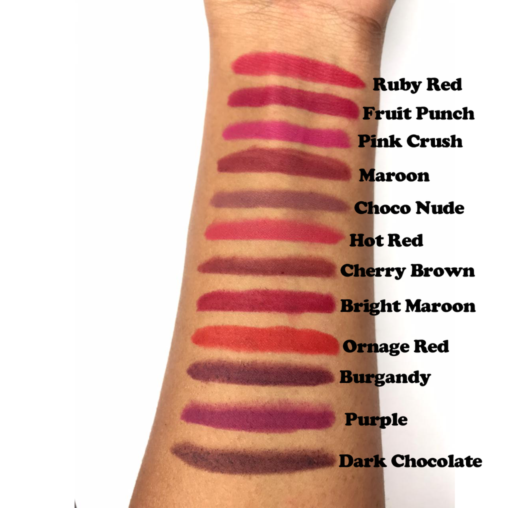 Lyon Beauty Kiss Matte Lip Liner Ruby Red (shade 01) (copy) | Jeevee