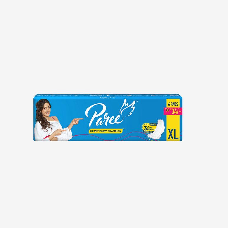 Paree Dry Feel Xl- 18 Sanitary Pads | Jeevee